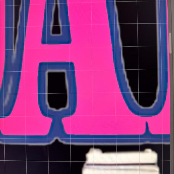 Custom Preppy Brush Stroke Scalloped Monogram Choose Your Pattern - Etsy