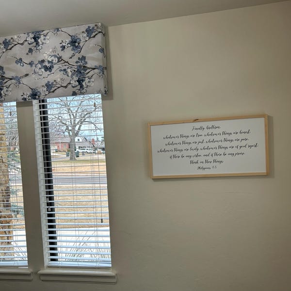 Custom Bible Verse Wall Art-custom Scripture-wood Framed Sign ...