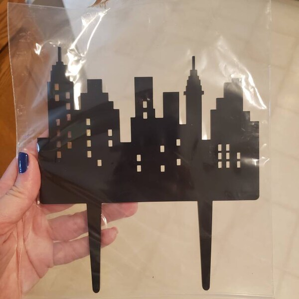 Skyline 225-285 Cake Topper - Etsy