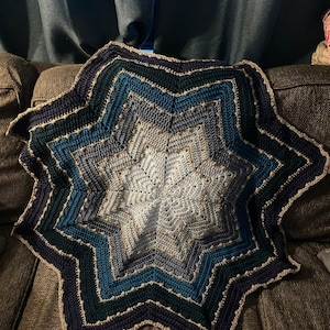 Bobble Star Blanket Crochet Pattern Digital PDF Download - Etsy