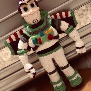 Buzz Lightyear English Crochet Pattern _ 16 Inches Buzz Lightyear _ Toy ...