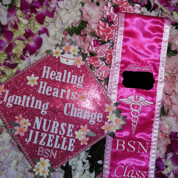 Nursing BSN Personalized Embroidery Graduation Stole - Etsy
