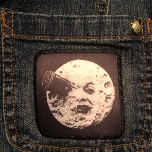 A Trip to the Moon Patch Moon Man Patch French Patch Classic Film Iron ...