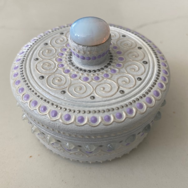 Christmas Baubles, Blue Christmas Ornaments, Hand Painted Decorations ...