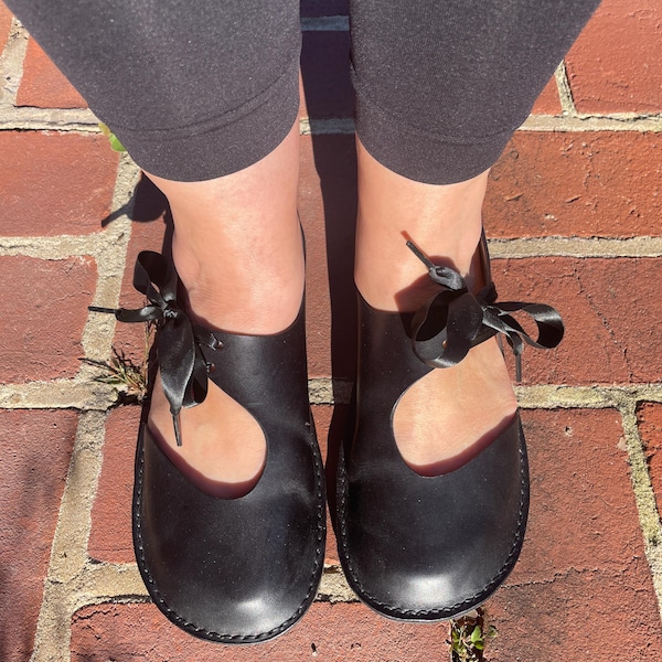 Natural Foot Shape Barefoot Shoes, Custom Size Minimalist Shoes, Ballet ...