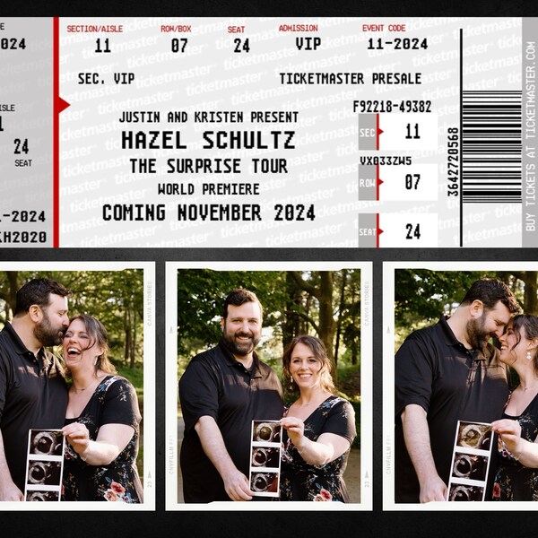 Custom Printable Concert Ticket, Digital Download - Etsy