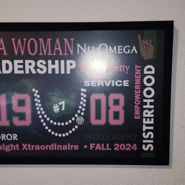 Personalized Phi Beta Sigma Wall Art, Sigma Man, Man Cave Gift, Sigma ...