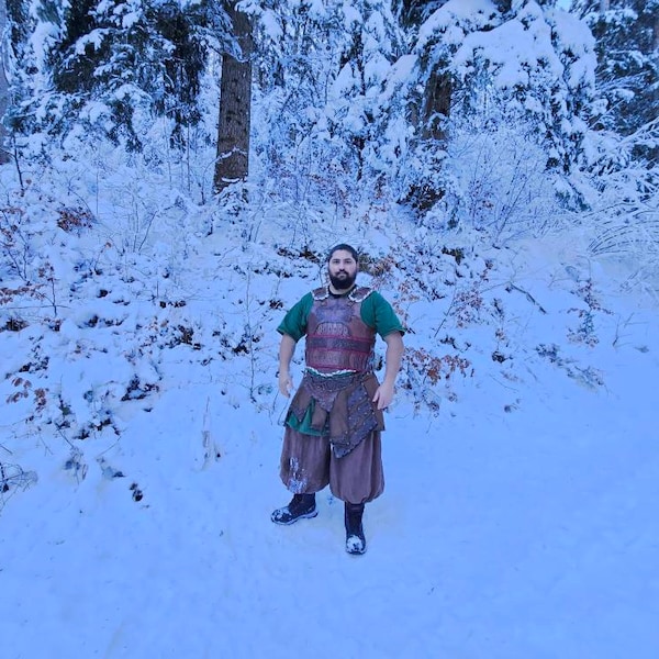 Larp Viking Armor. Leather Armor for a Celtic, Barbarian, Pagan or ...