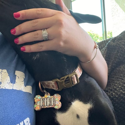 Ice Cream Pet Tag - Etsy