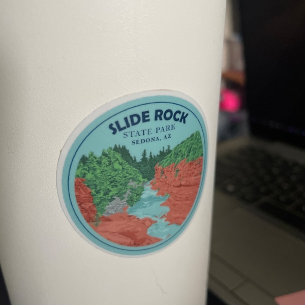 Cathedral Rock Kiss-cut Stickers | Sedona, AZ, Scenic Nature Decals ...