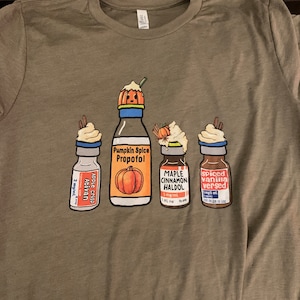 Fall Nurse Nursing T-shirt Funny Halloween Tee Crna Pacu ER - Etsy