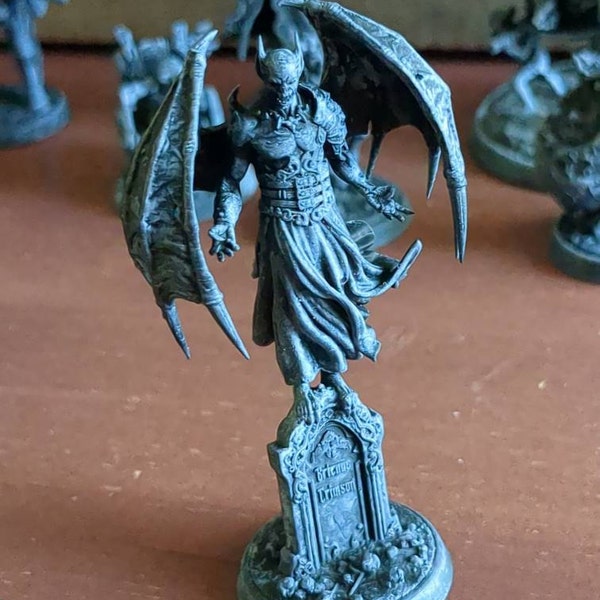 Corrupted Dwarf 3D Printed Resin Miniature 4K Statue, Hand-painted ...