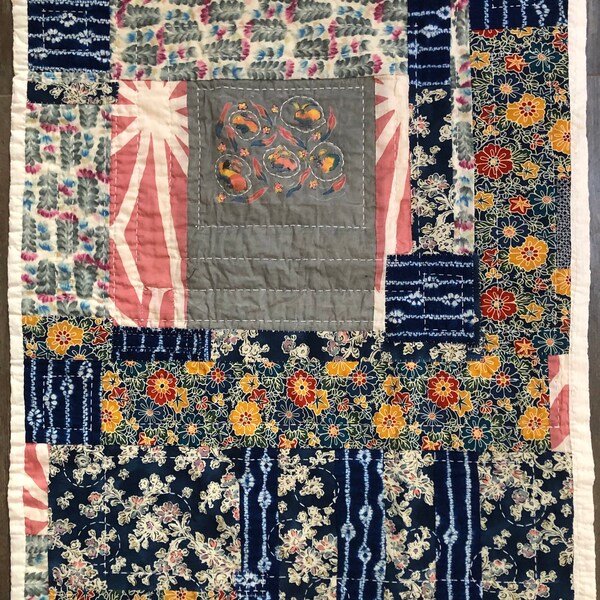 97 Fiber-nacci: Very Large Boro Inspired Quilt • Lots of Sashiko ...