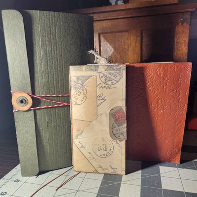 Altered Book Ephemera Holder, Junk Journal Storage, Fauxlodex, Guest ...