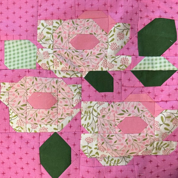Brown-eyed Susans Quilt Block Pattern PDF Spring Flower - Instructions ...