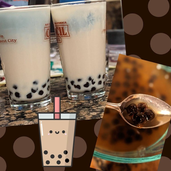 Boba Tea Kit Thai Set, Thai Boba Tea Kit With Thai, Jasmine and Black ...