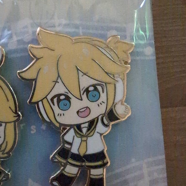 Virtual Vocalist Len Hard Enamel Pin - Etsy