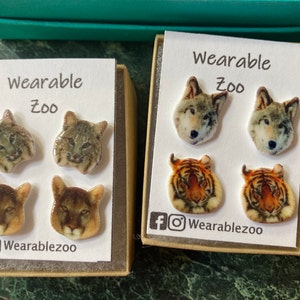 Mountain Lion Earrings Puma Cougar Jewelry Big Cat - Etsy