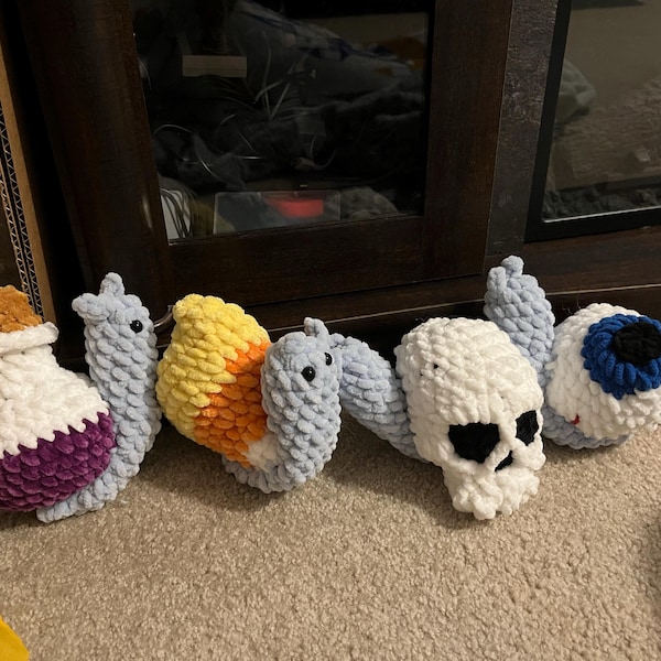 Halloween Snails Bundle - 4 in One PDF Halloween Crochet Pattern Bundle ...