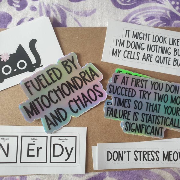 Funny Math Statistics Sticker, Math Laptop Stickers, Math Water Bottle ...