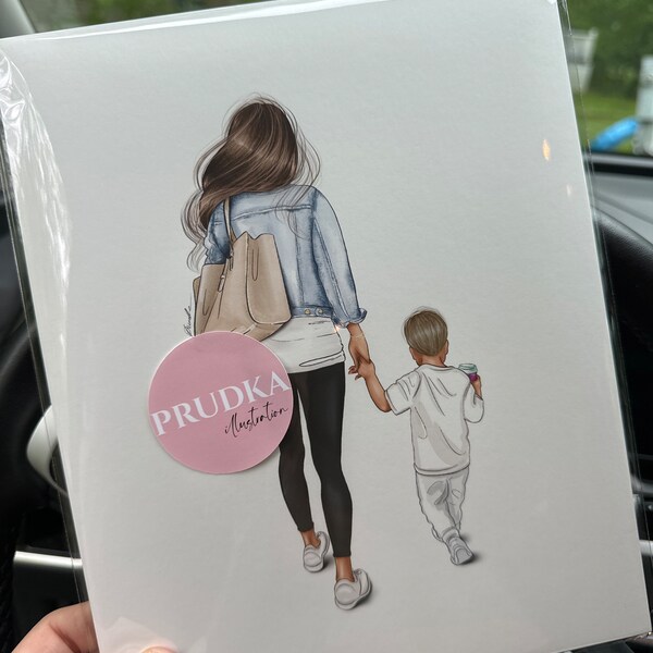 Brown Hair Girl Laminated Stickers for Tumblers, Laptop, Phone Cases ...