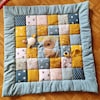 Baby blanket, quilt, Patchworkdecke, Krabbeldecke, Kinderdecke Hase - Etsy Portugal