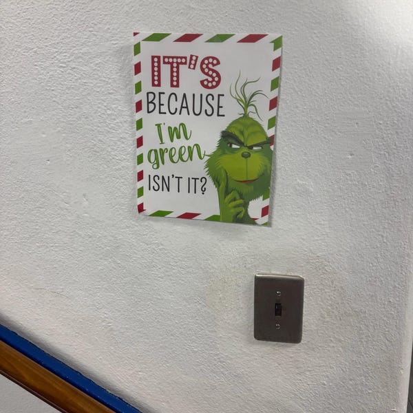 Grinch Movie Signs Printable Instant Download Quotes Party Decor ...