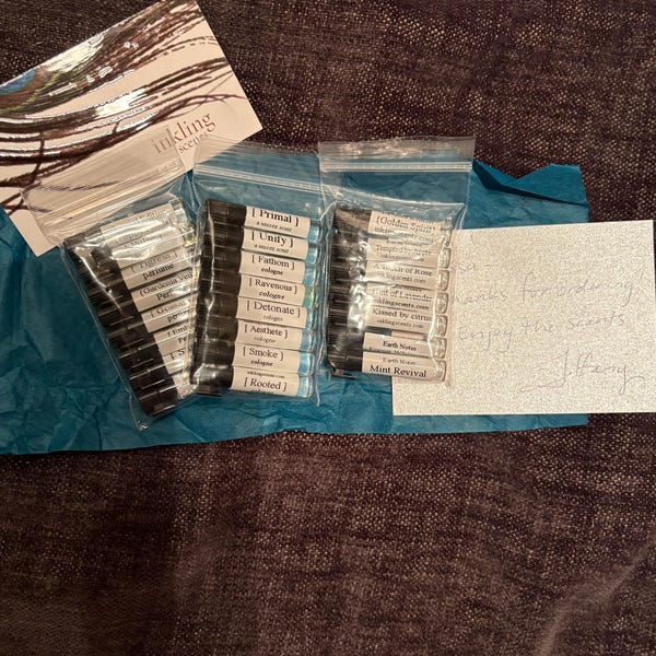 22 Sample Pack- Try ALL of Our Scents - Pure Perfume & Essential Oils ...