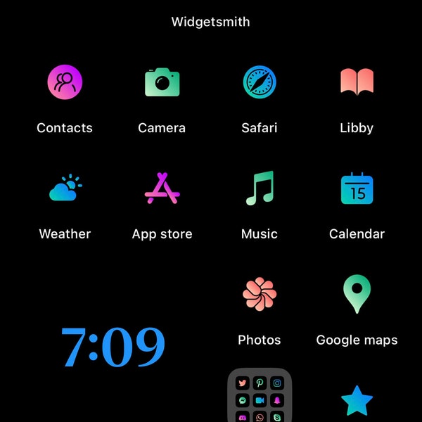 Ios Icon Pack for iPhone - 250 Icons! Red and Black Icons | Custom ...