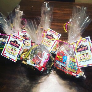 Jackpot Teacher Appreciation Lottery Ticket Gift Tags, Back to School ...