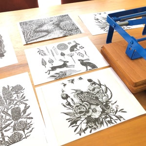 A3,A4 ,A5 Lever Press, Block Printing Press Lino Press Machine,press ...