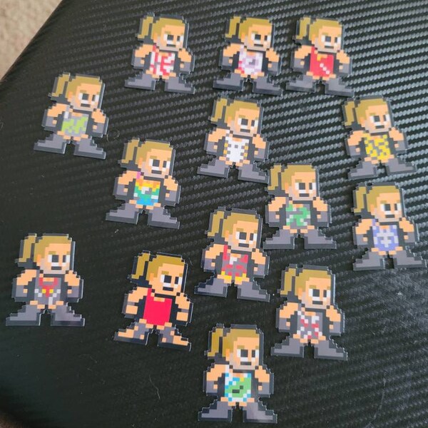 8-bit Pixel Art Stickers the PG Era Collection Vinyl Sticker Set of 70 ...