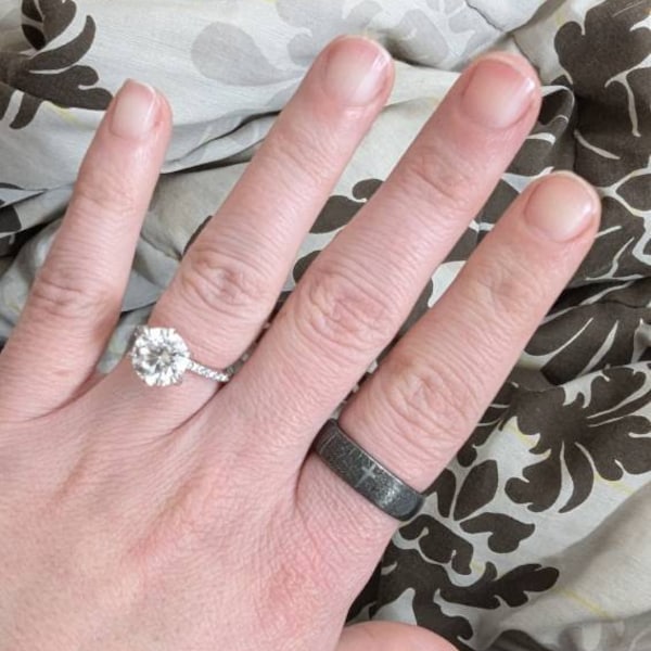 His and Hers Legend of Zelda Band, Zelda Rose Gold Bridal Set, Triforce ...