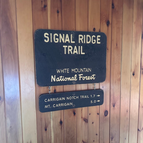 National Forest Script Header Trail Sign - Etsy