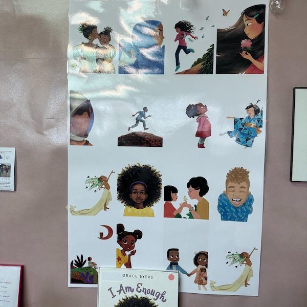 4th & 5th Grade Book Characters Gallery Wall - Classroom Decor, Fourth ...