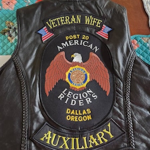 Custom Embroidered Top and Bottom Rocker Set MC Biker Patch 617 Sizes ...