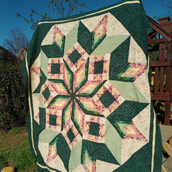 Ferris Wheel PDF Quilt Pattern, Queen, King, the Fabric Addict ...