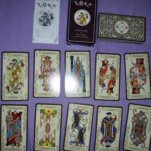 Tarot of Loka Deck Cards Set Oracle Card Booklet Kit Magick - Etsy