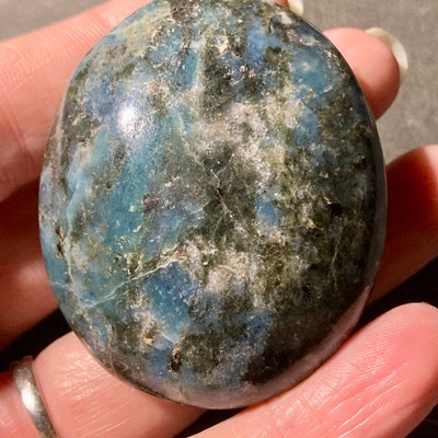 Pink Opal Palmstone Crystal Palm Stones Gallet Crystals - Etsy