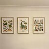 Set of 3 Personalised Dinosaur Posters, Alphabet Print, Dinosaur Chart ...