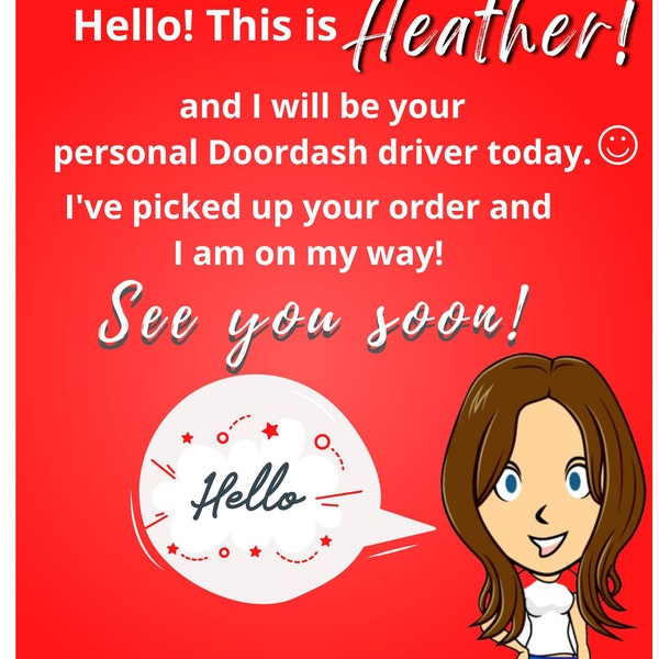 Sudster Thank You Card for Customer, Thank You Note, Delivery Driver ...