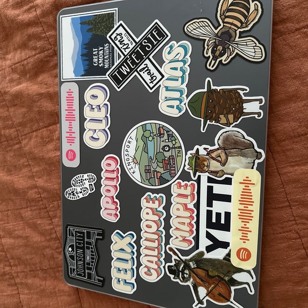 Personalized Name Sticker, Custom Name Sticker, Name Sticker, Water ...