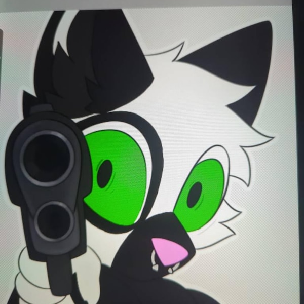 Digital Protogen Furry Emote/sticker Bases (pack 1) - Etsy