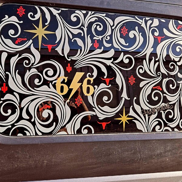 Western Gas Cap Car Decal, Car Window Decal, Vinyl Decal Sticker, Car ...