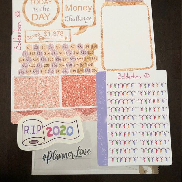 52 Week Money Challenge | Planner Stickers, Saving, Fund, Money ...