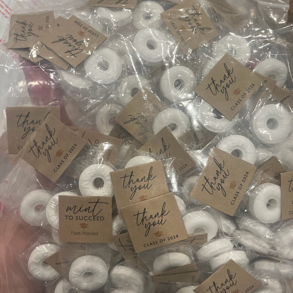 100pcs Mint to Succeed Favors,graduation Mints,graduation Party Favors ...