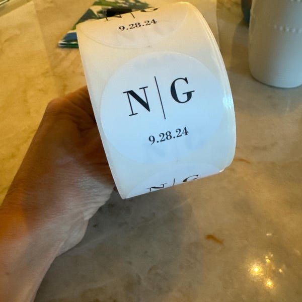 Rectangle Labels Custom Printed Stickers on a Roll Matte or Gloss ...