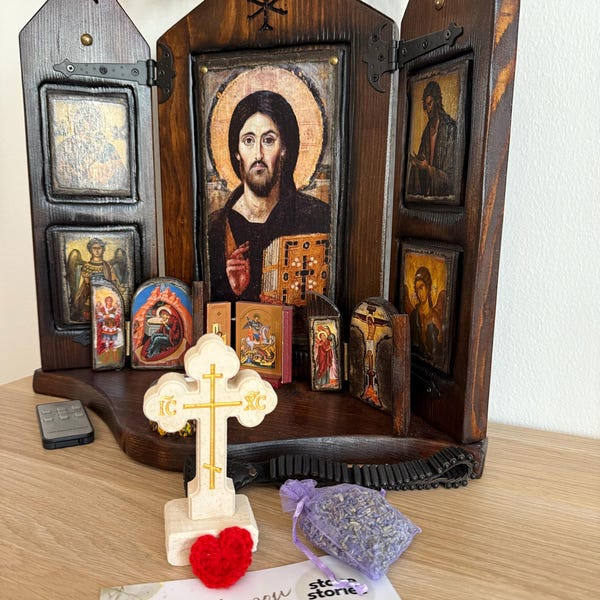 Orthodox Standing Cross, - Made of the Limestone, Religious Gift - Etsy