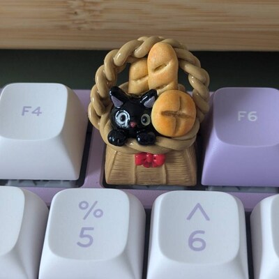 Calcifer ghibli Artisan Keycap - Etsy