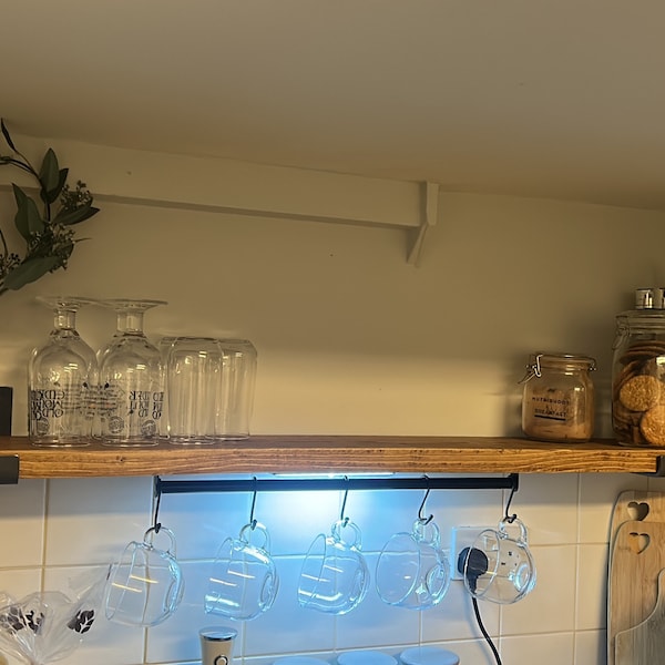 Hanging Rail for Cups/utensils/mug Available in 60/80cm to Fit Under ...